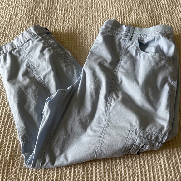 Chico's | Pants & Jumpsuits | Chicos Baby Blue Cargo Pants With Relaxed ...